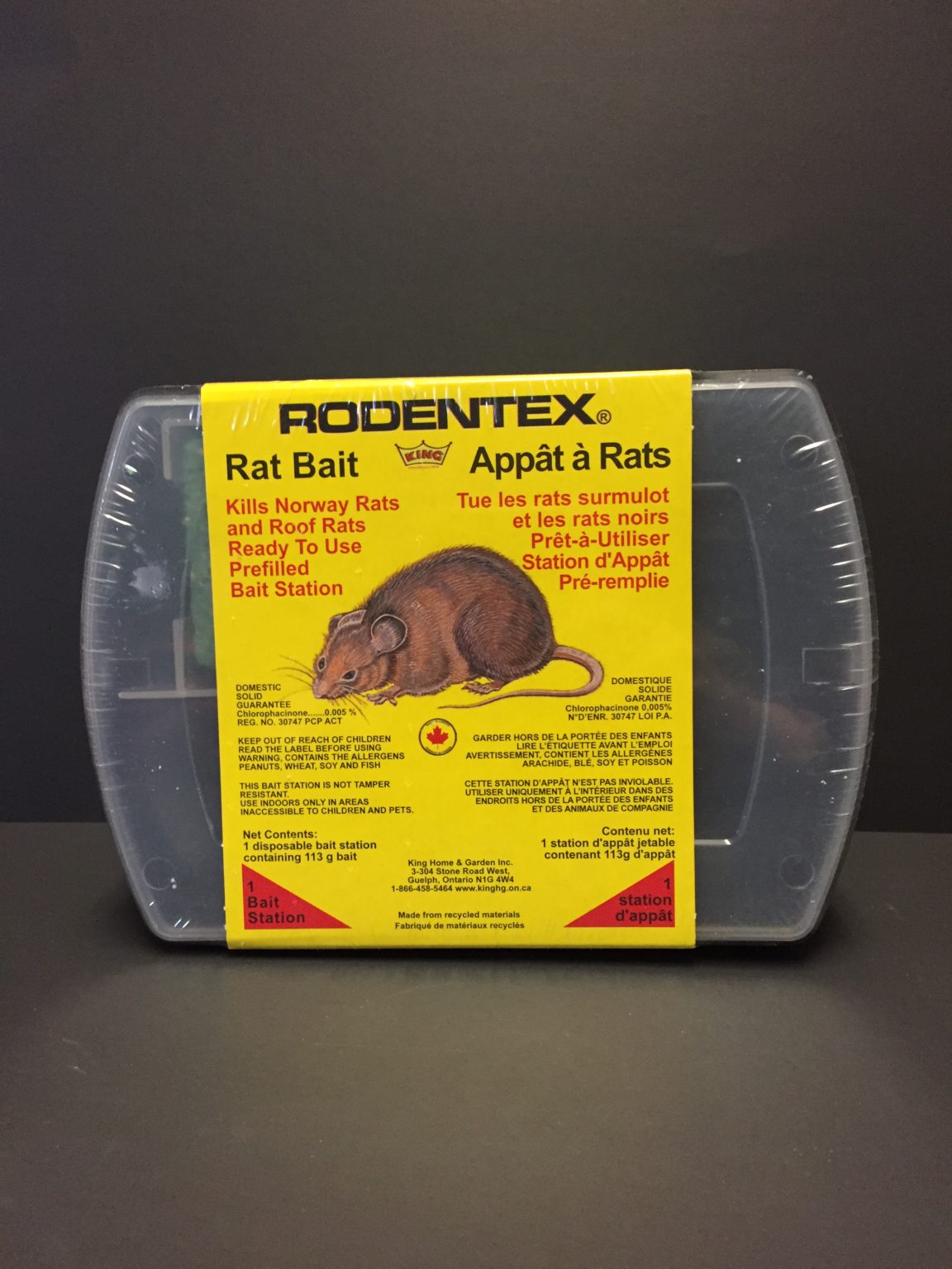 Rodentex usage interieur seulement – Dexter Extermination
